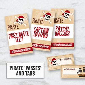 Pirate Printable Party Games, Pirate Name Sign, Printable Pirate Name ...