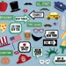 35 New York Photo Props, New York Party Photo Booth Props, I Love Ny ...