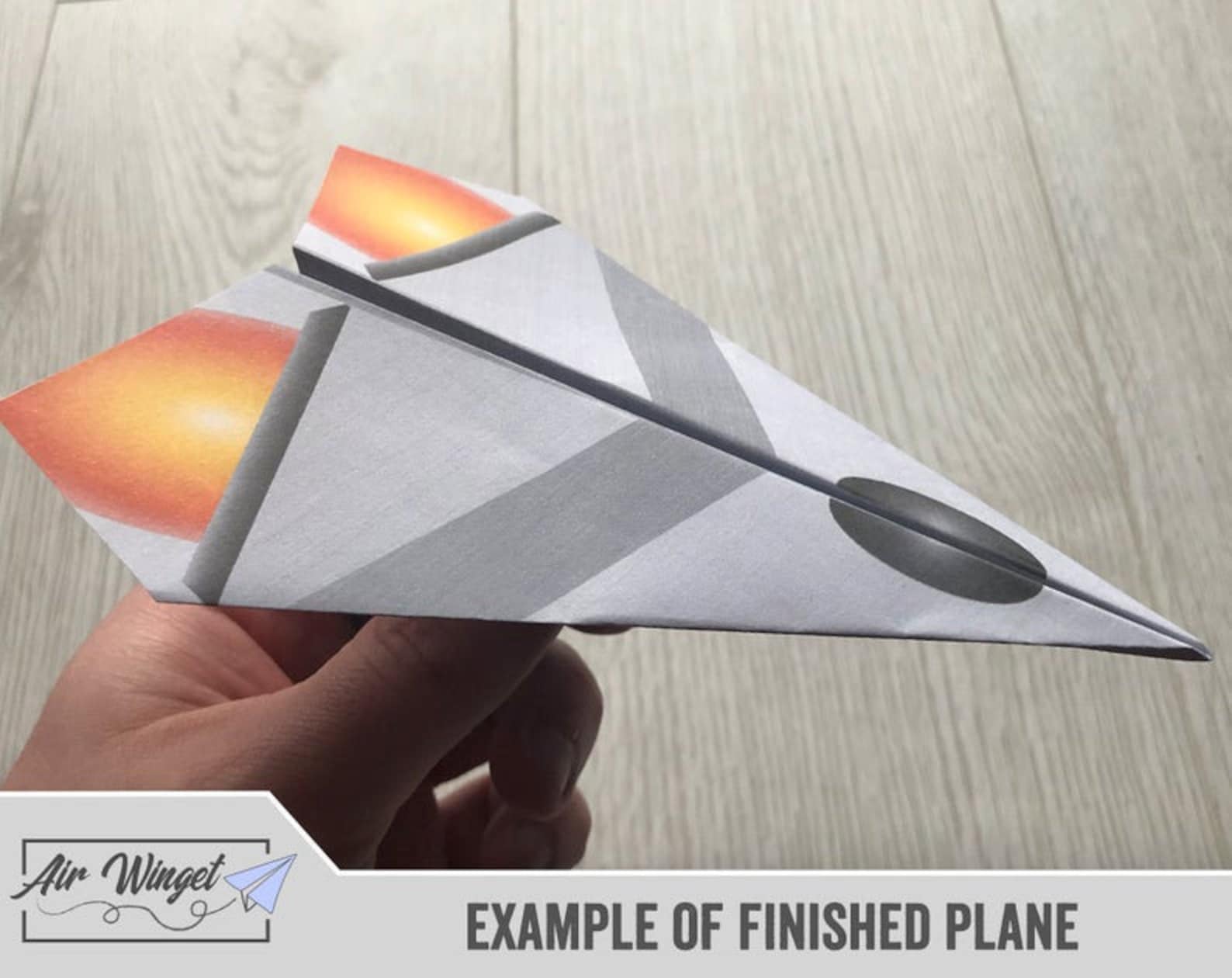 Fighter Jet Paper Plane Template Editable Fight Jet Plane - Etsy