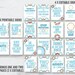 Blue Printable Donut Party Signs, Printable Donut Party Signs, Editable ...