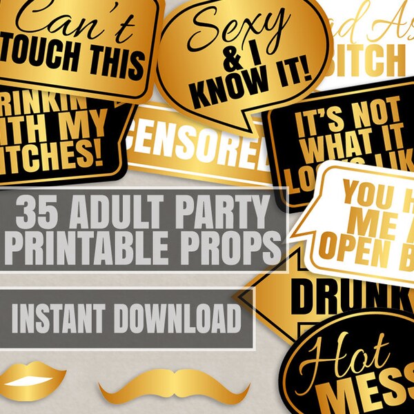 Adult Photo Booth - Etsy