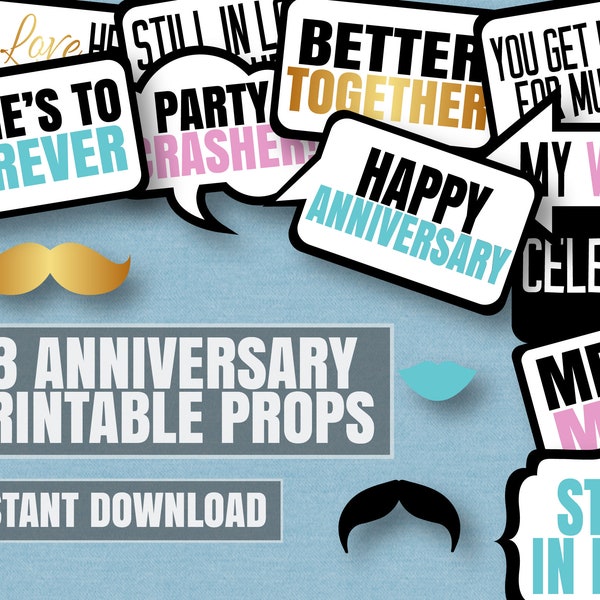 Anniversary Props - Etsy