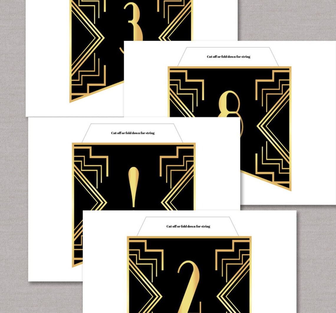1920s Banner Printable Party 20s Theme Printable Decoration - Etsy
