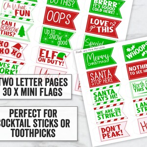 Printable Christmas Elf Bundle, 2023 Elf Games, Elf Bundle Printable ...