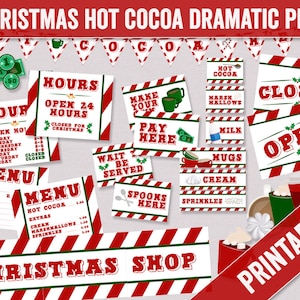 Christmas Dramatic Play Printables, Christmas Hot Cocoa Stand Play ...