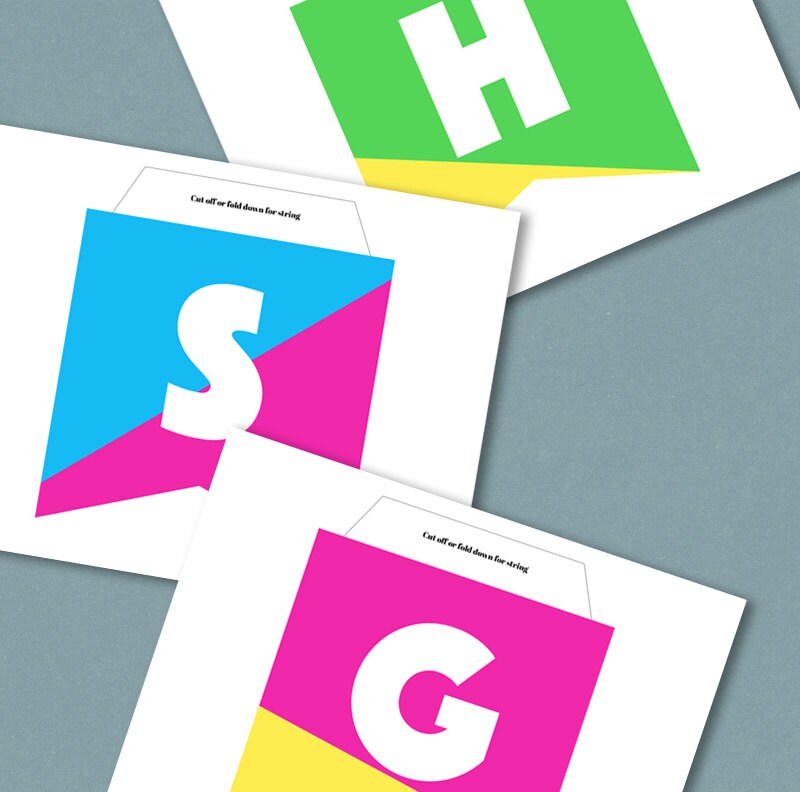 Eighties Printable Bunting, 1980s Party Theme Banner, Back to the 80s ...