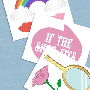 35 Princess Party Printable Props, Diy Princess Party Photobooth Decor ...