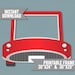 Car Frame Prop Printable Red Car Photo Booth Frame Kid's | Etsy