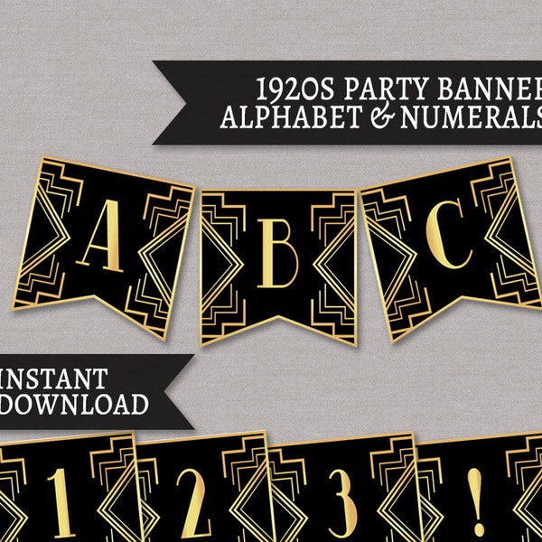 1920s Theme Printable - Etsy