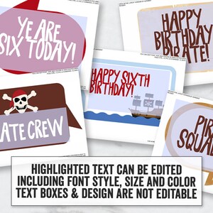 Pirate Photo Booth Props Printable, Pirate Party Themed Props, 42 ...