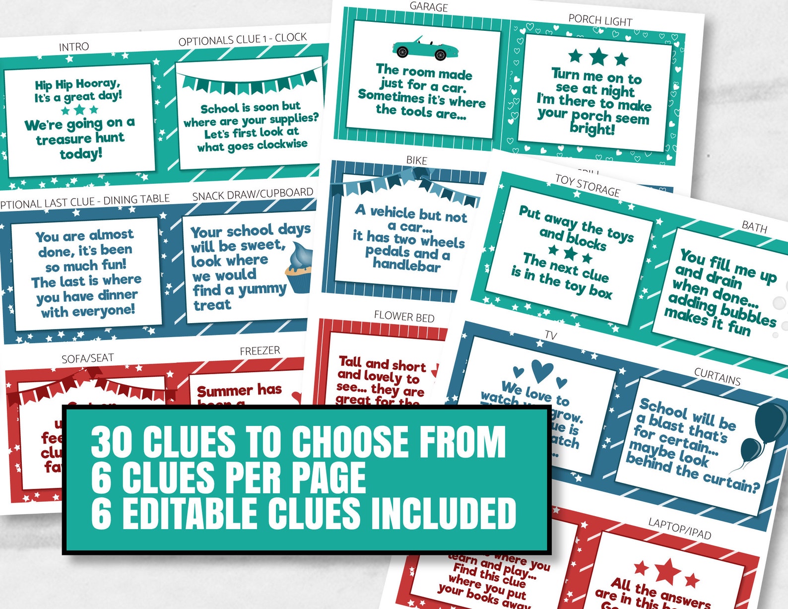 Printable Back to School Treasure Hunt Back to School - Etsy