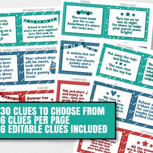 Printable Back to School Treasure Hunt, Back to School Printable Kid ...