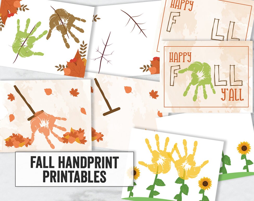 Fall Printable Activity Kit Printable Fall Craft Kit Instant - Etsy