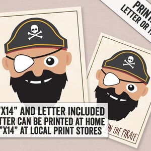 Printable Pirate Party Bundle, Editable Pirate Birthday Pack Set ...
