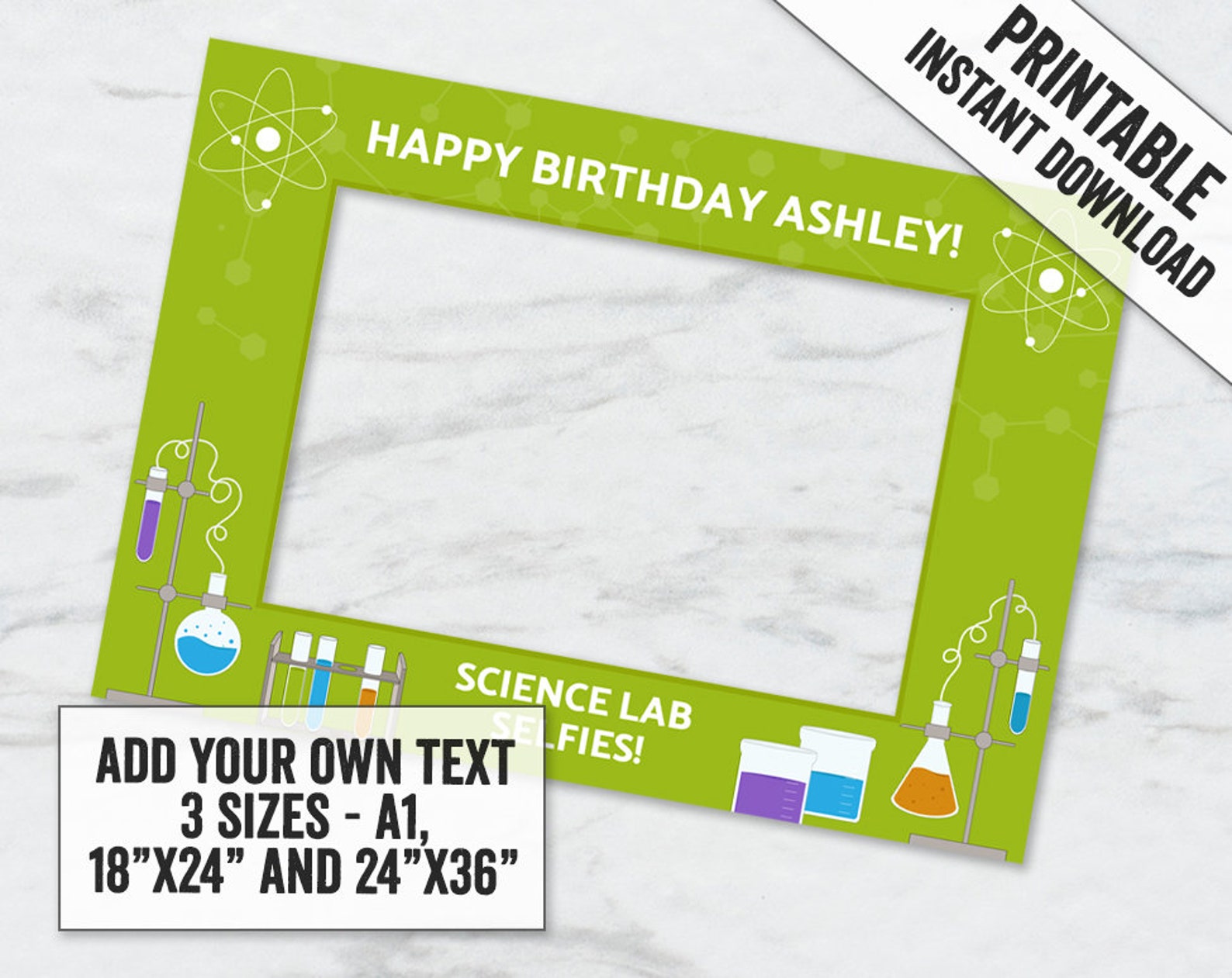 Editable Science Party Bundle Mad Scientist Birthday - Etsy UK