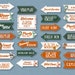 Printable Forest Party Arrows, Add Your Own Text Woodland Party Sign ...
