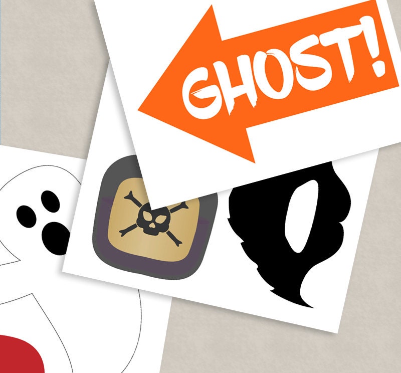 35 Halloween Photo Booth Printable Props Halloween Party - Etsy UK