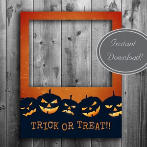 Halloween Poster Photobooth Prop, Instant Download, Giant Diy Photo ...