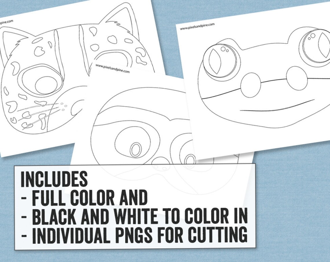 10 Rainforest Mask Printables Printable Jungle Rainforest - Etsy UK