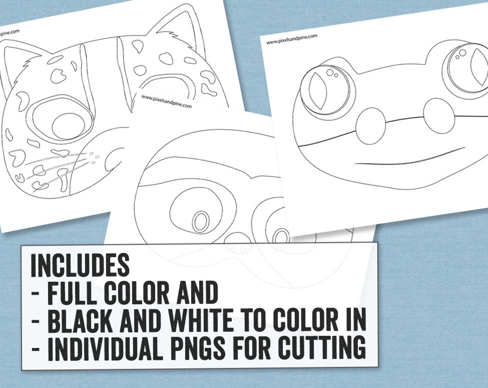 10 Rainforest Mask Printables Printable Jungle Rainforest - Etsy UK