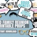 Family Party Photo Booth Props, Instant Download Family Reunion Selfie ...
