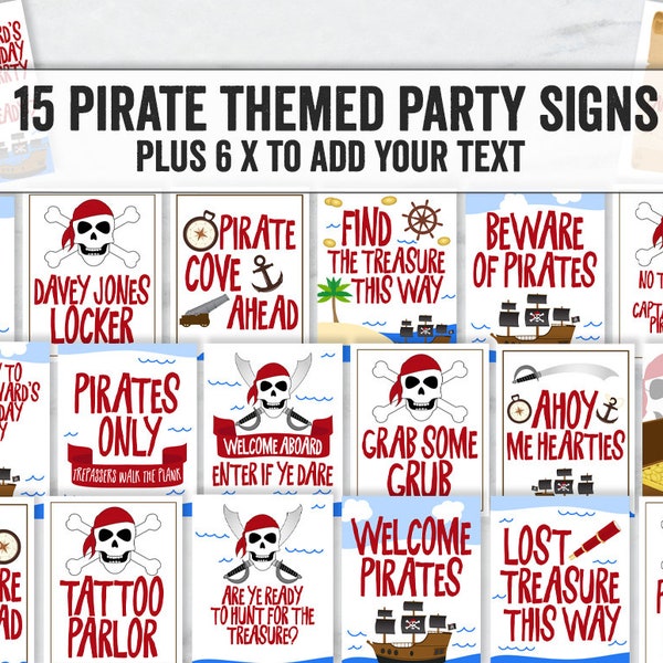 Pirate Signs - Etsy