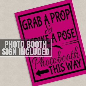 35 Pink Bridal Shower Printable Photo Props, Bridal Photobooth Props ...