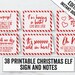 Printable Elf Signs, 38 Elf Printables, Elf Activity Notes, Printable ...