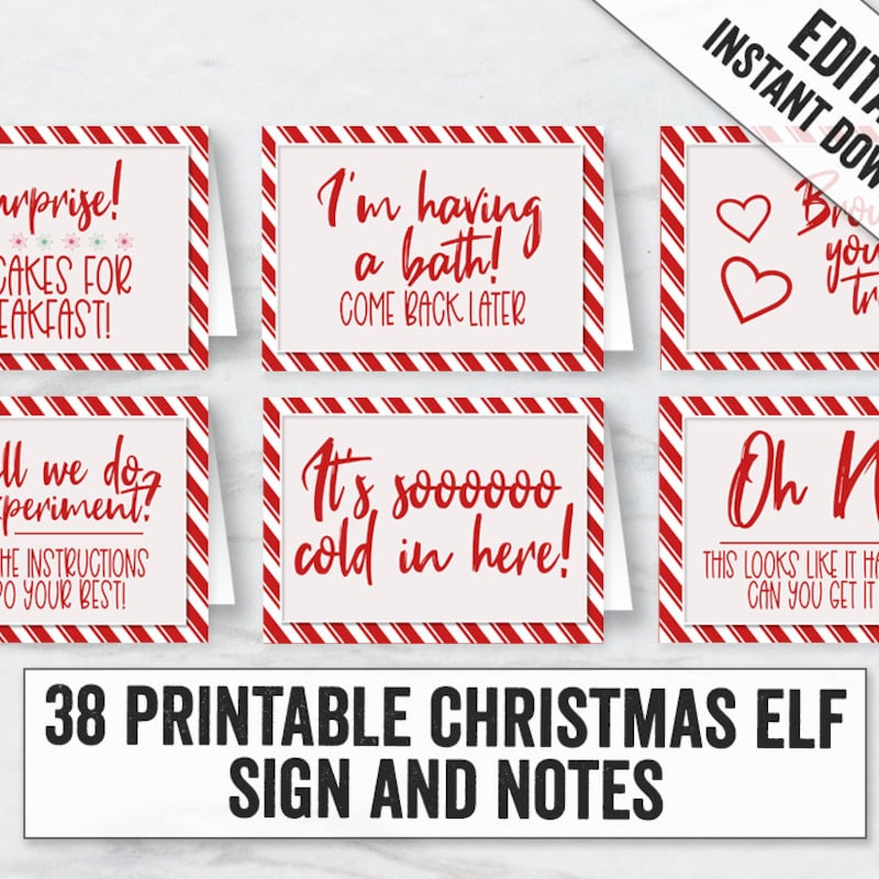 Elf Printable - Etsy