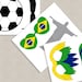 35 Brazil Party Theme Photo Booth Props, Brazilian Themed Party Props ...