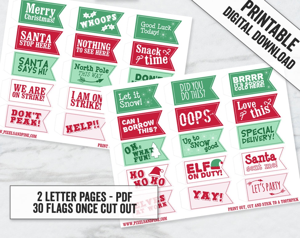 Printable Christmas Elf Bundle Elf Activity Bundle Printable - Etsy UK