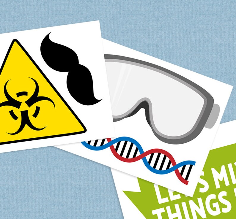 35 Science Party Photo Booth Props Scientist Themed - Etsy UK