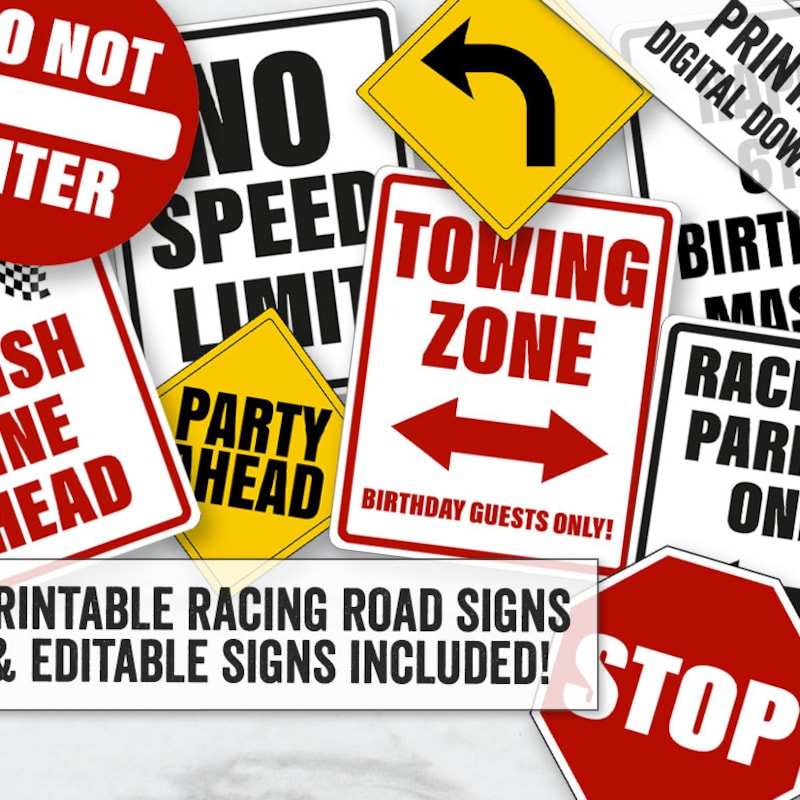 Road Sign Party - Etsy