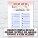 Editable How Old Was the Bride Game, Editable Bridal Shower Games ...