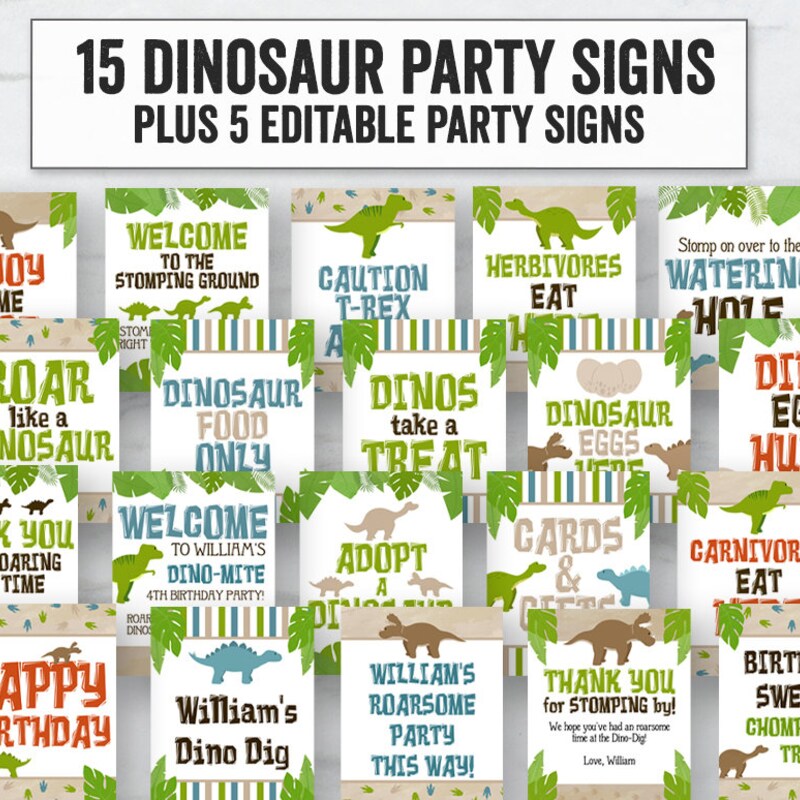 Dinosaur Sign - Etsy