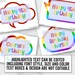 34 Rainbow Photo Booth Props, Rainbow Party Themed Props, Rainbow ...