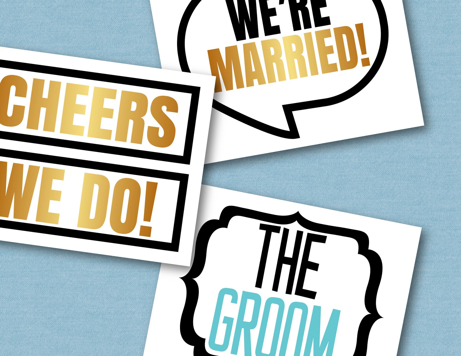 50 Wedding Photo Booth Printable Props Printable Photobooth | Etsy UK