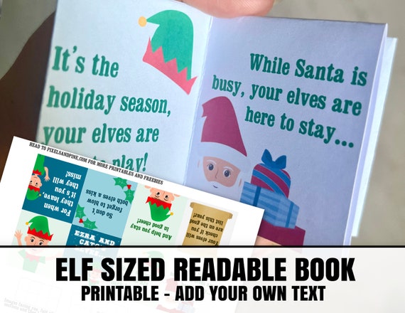 Elf Printable Mini Books