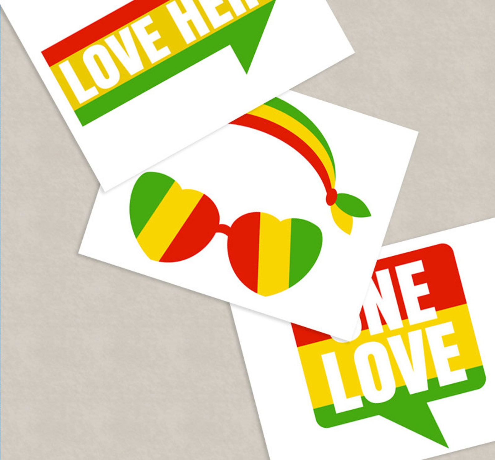 35 Reggae Props Printables, Reggae Photo Booth Props, Rasta Theme Party ...