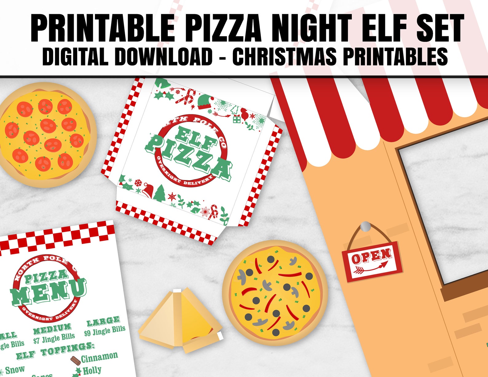 Printable Christmas Elf Bundle Elf Activity Bundle Printable - Etsy UK