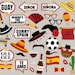 35 Spanish Photo Booth Props, Spain Themed Party Props, Barcelona Party ...