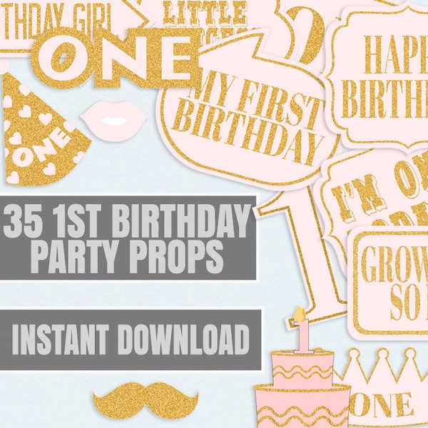 First Birthday Props - Etsy