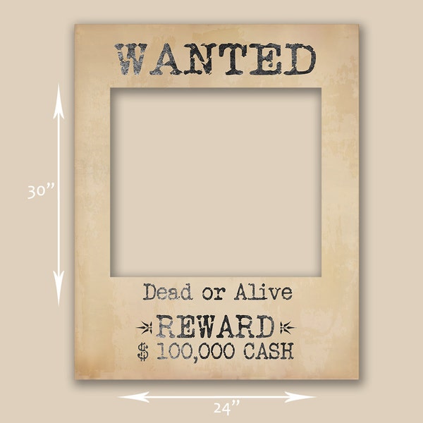 Wanted Poster - Etsy