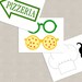 35 Pizza Party Photo Booth Props Pizzeria Themed (Download Now) - Etsy