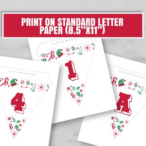 Christmas Bunting Printable, Printable Any Phrase Christmas Themed ...