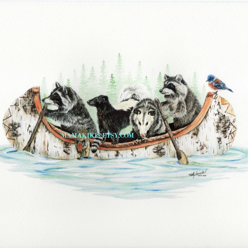 Watercolor Animal Prints - Etsy