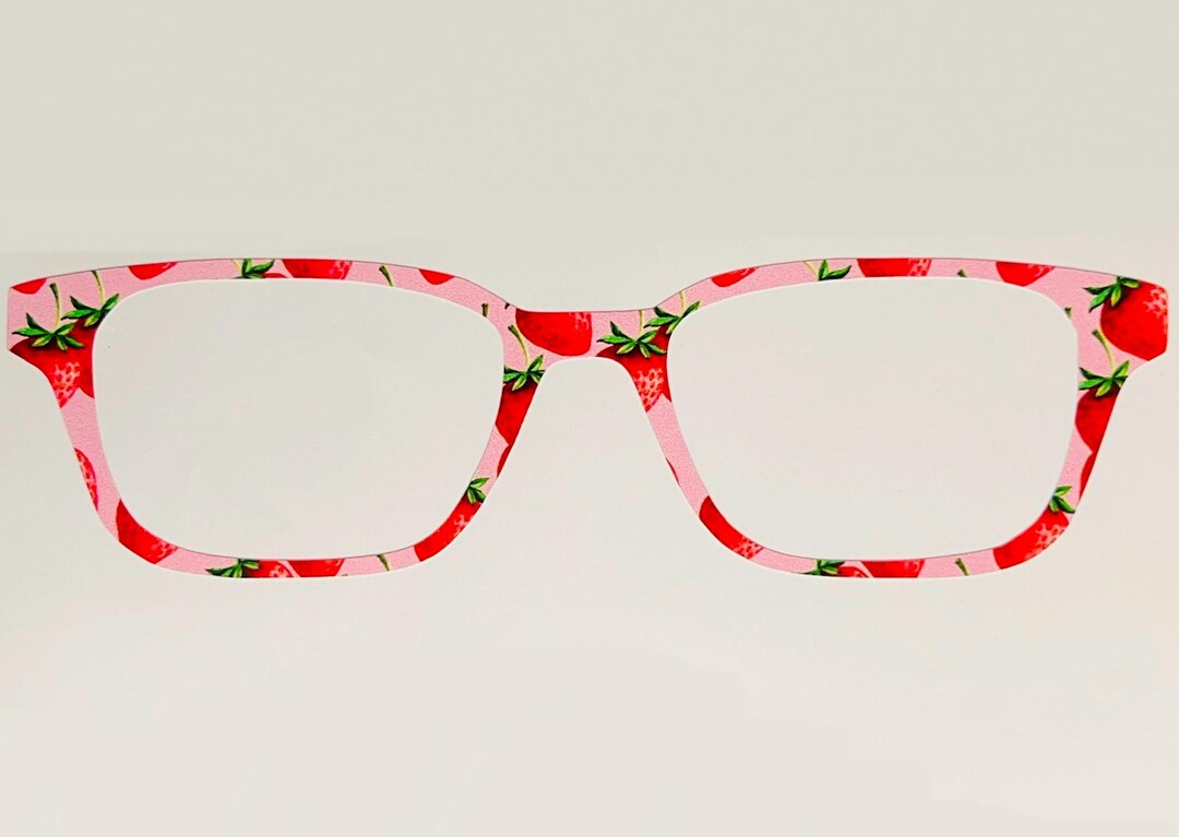 Strawberries Magnetic Eye Toppers, Choose From Thin Acrylic or Thicker ...