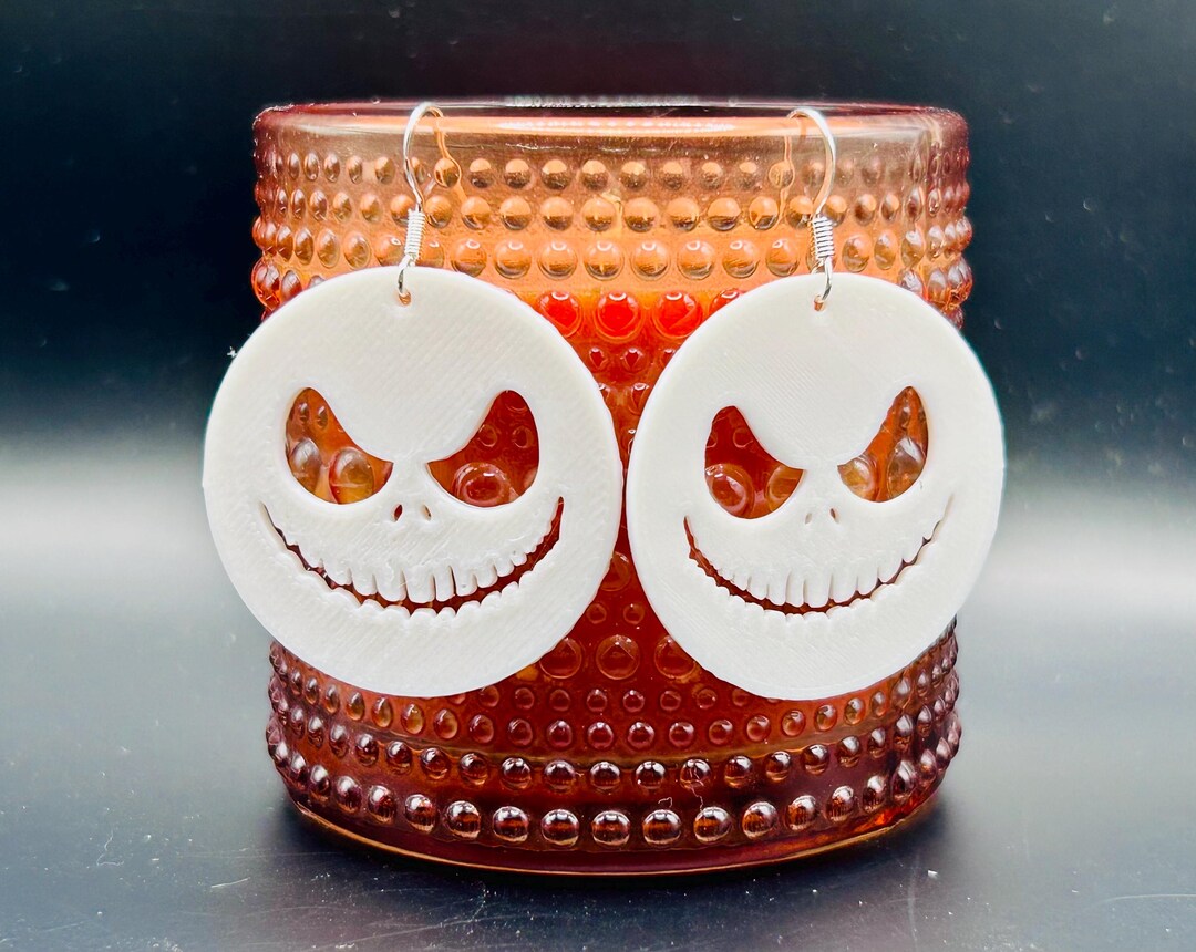 Jack NBC 3D Printed Earrings - Etsy