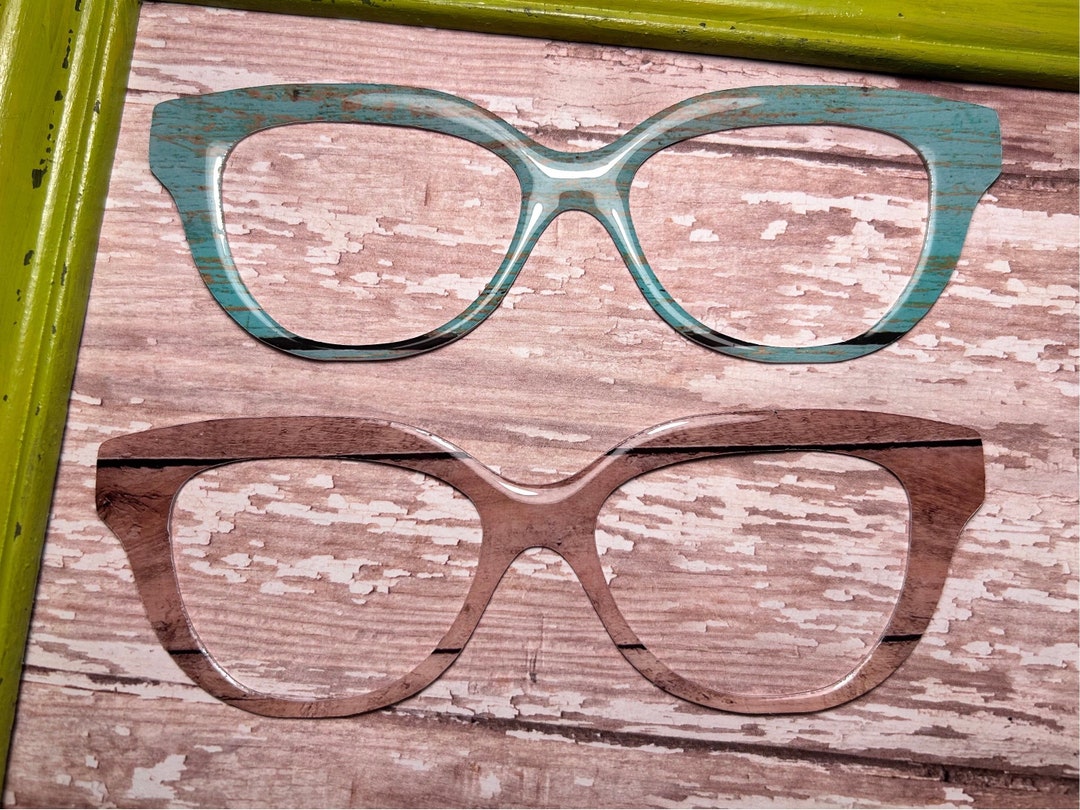 Wood Grain Magnetic Eye Toppers, Choose From Thin Acrylic or Thicker 3D ...