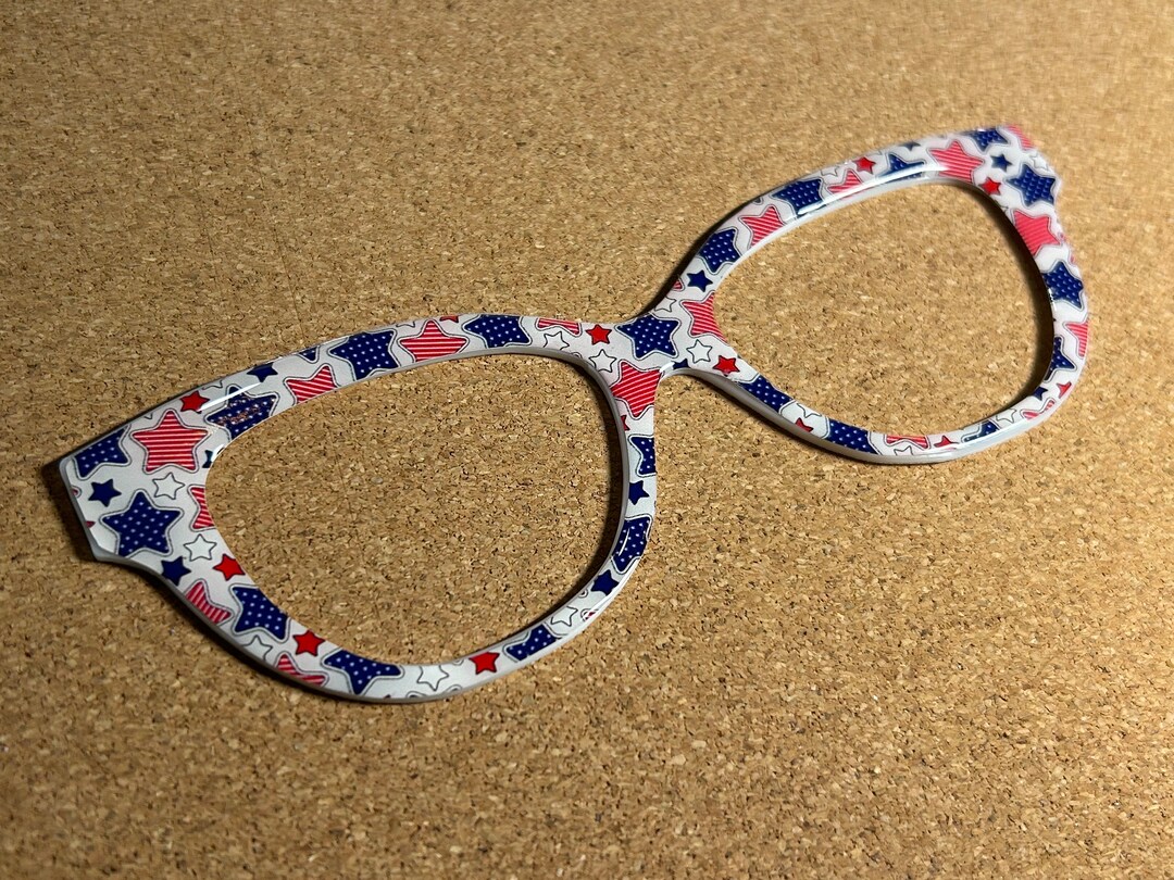 Patriotic Stars Magnetic Eye Toppers, Choose From Thin Acrylic or ...